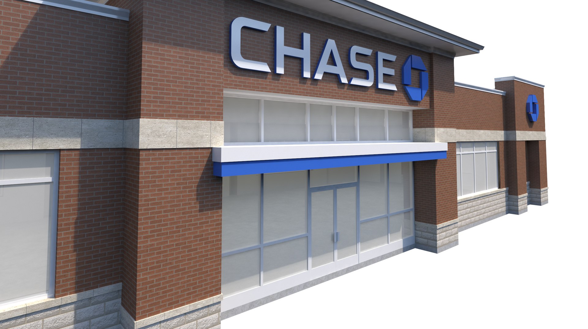 Chase Bank 3d Model