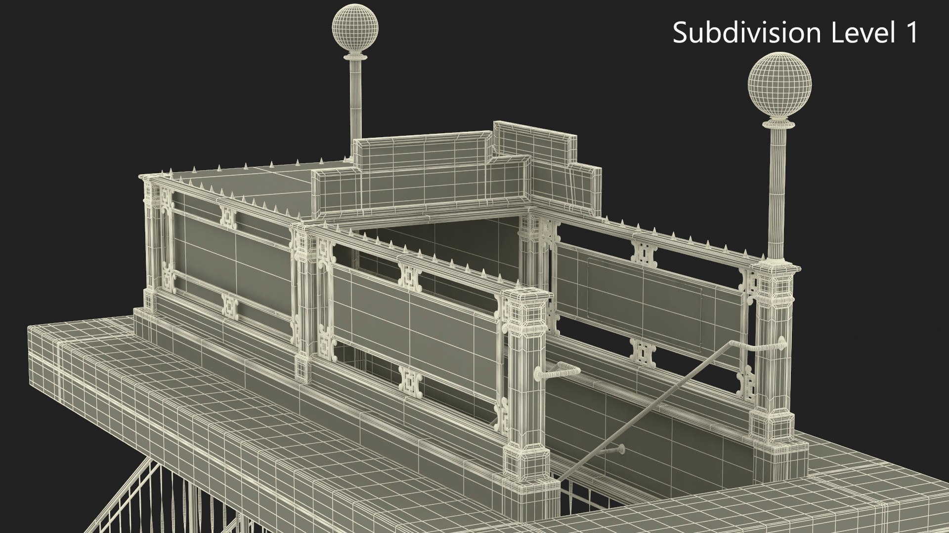 Wall Street Subway Station Entrance Rigged Model - TurboSquid 2262515