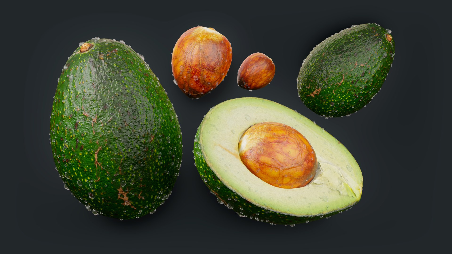 3D Avocado Hass 01 - TurboSquid 2074400