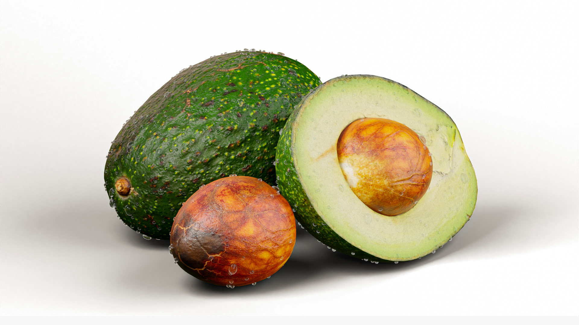 3D Avocado Hass 01 - TurboSquid 2074400