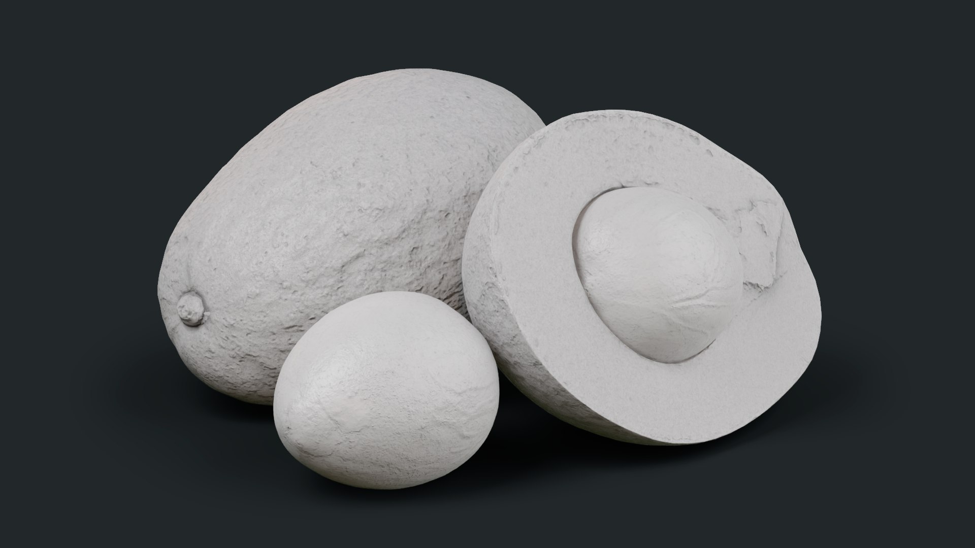 3D Avocado Hass 01 - TurboSquid 2074400