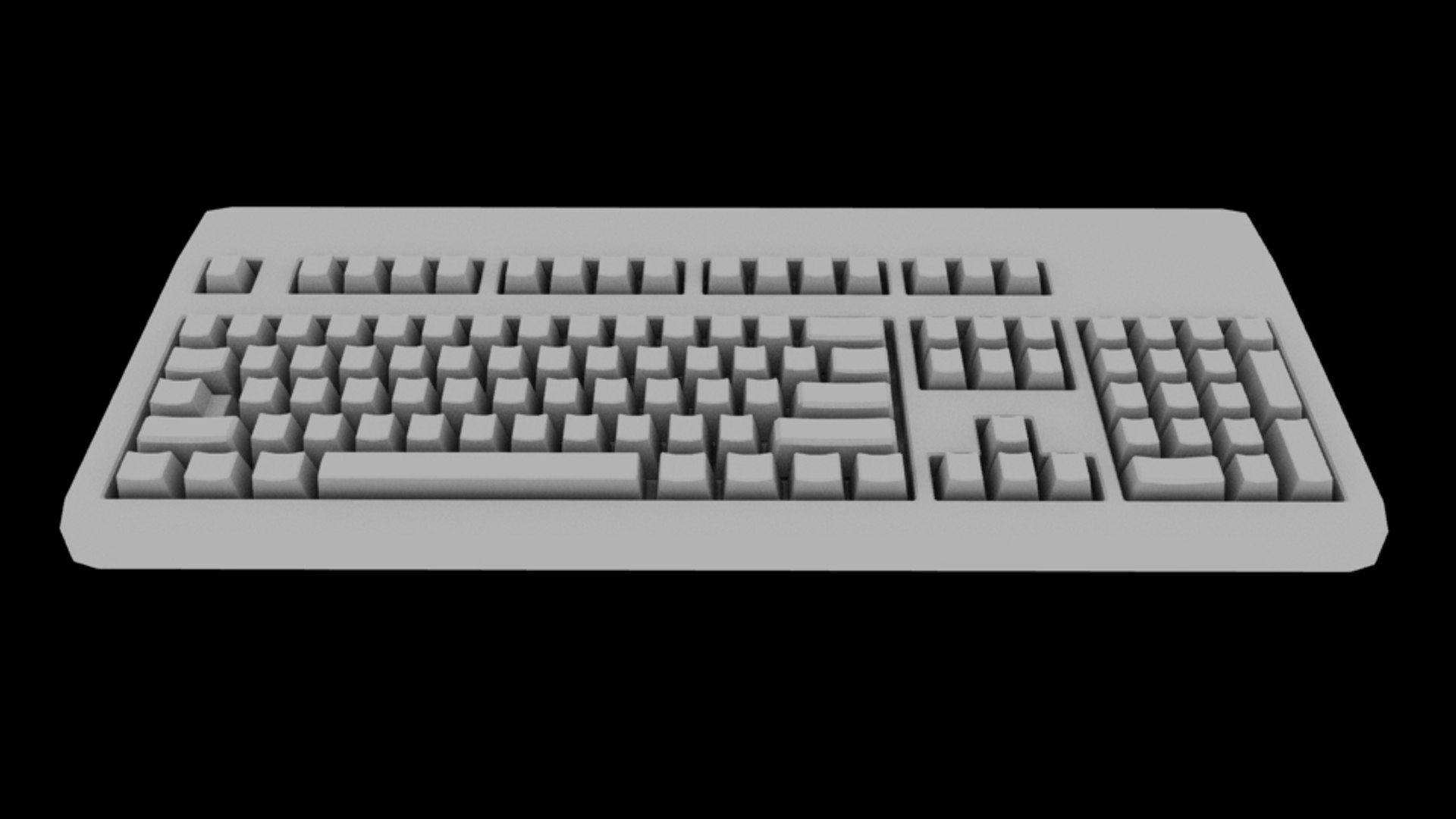 Free 3D Keyboard - TurboSquid 1383482