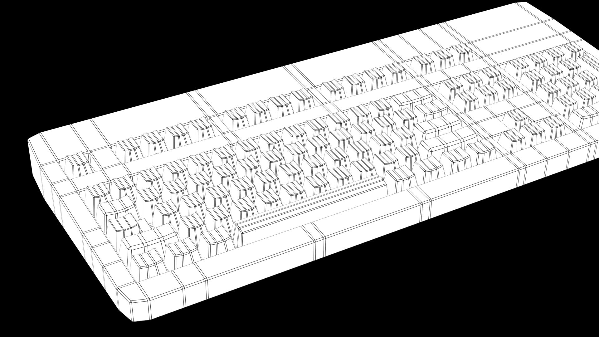 Free 3D keyboard - TurboSquid 1383482