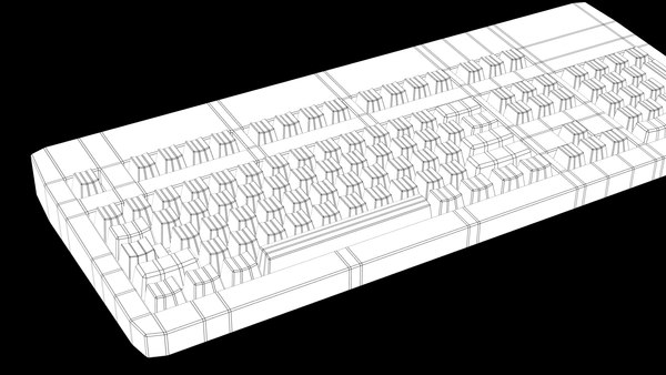 Free 3D keyboard - TurboSquid 1383482