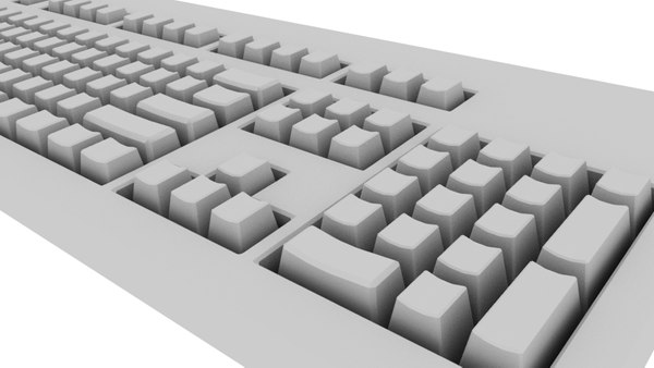 Free 3D keyboard - TurboSquid 1383482