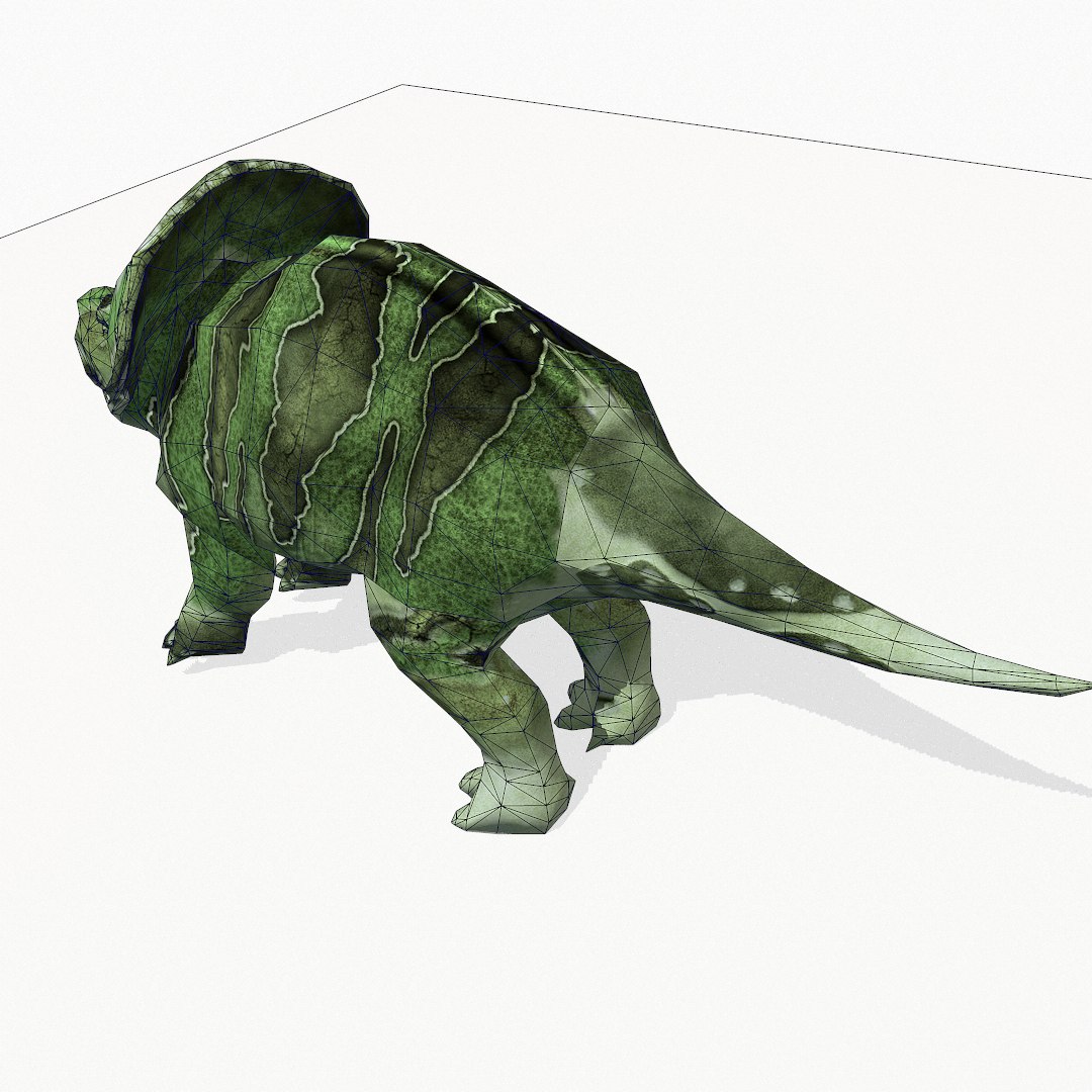 Protoceratops Herbivorous Ceratopsian 3d Model