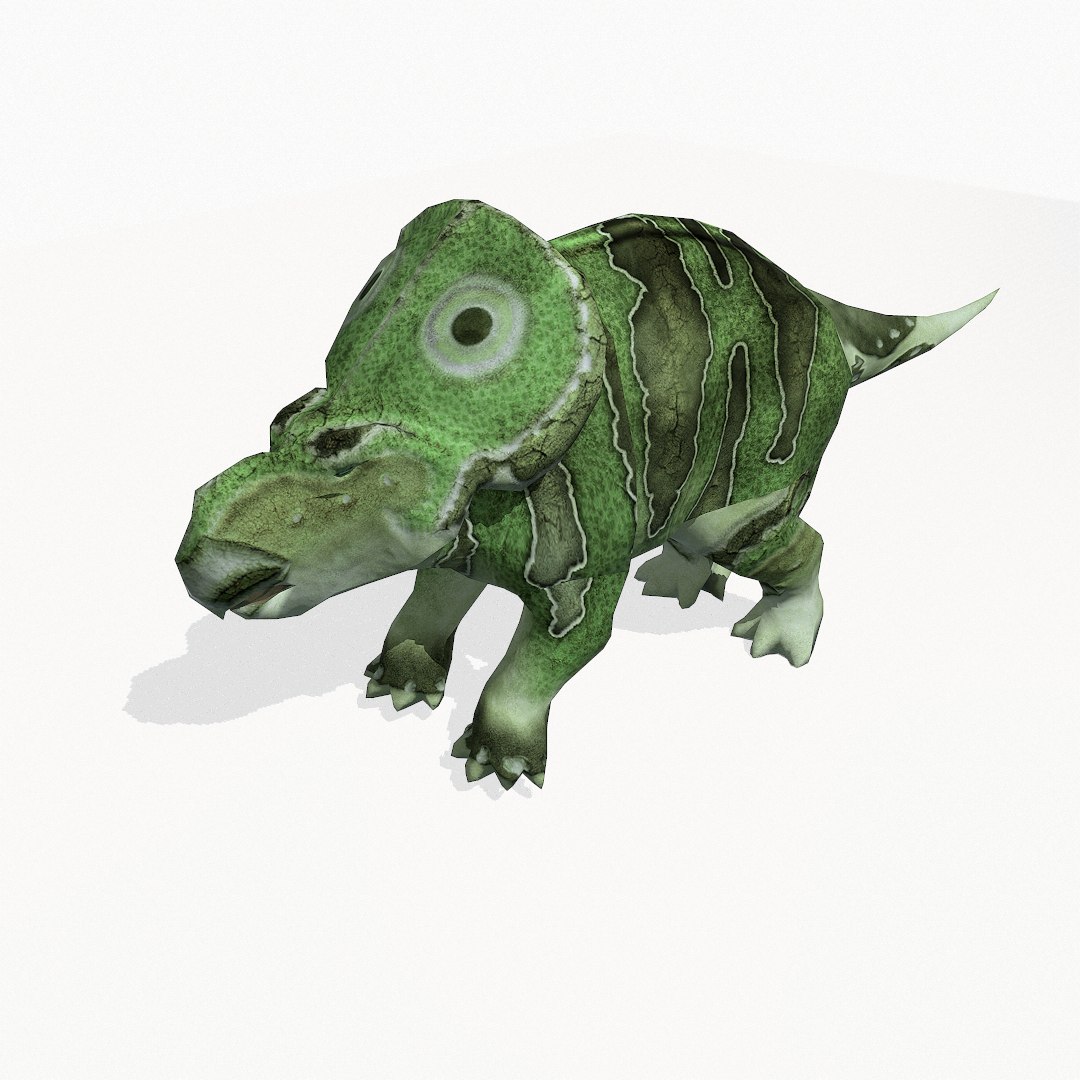 Protoceratops Herbivorous Ceratopsian 3d Model