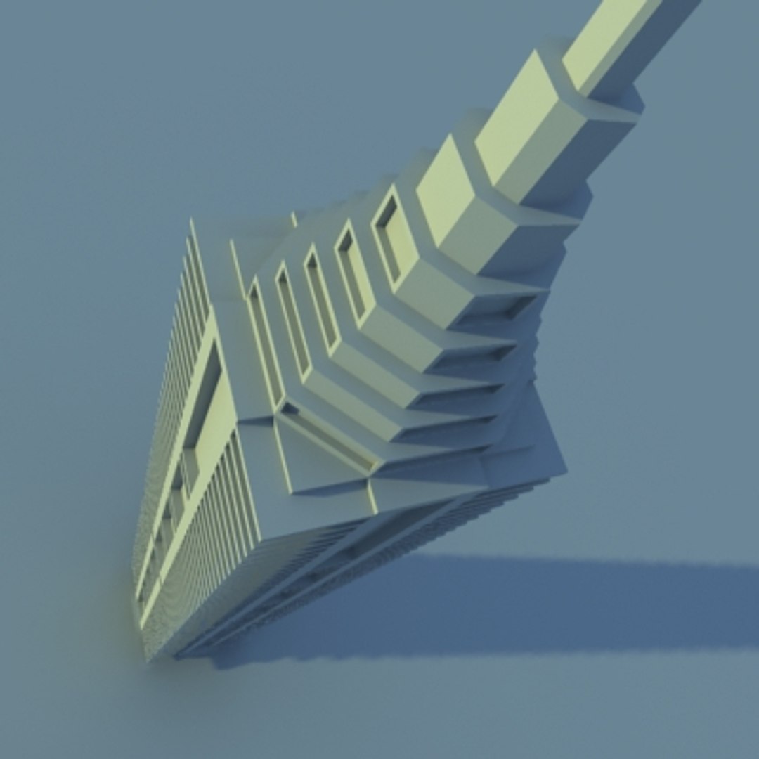 building skyscraper 3d model