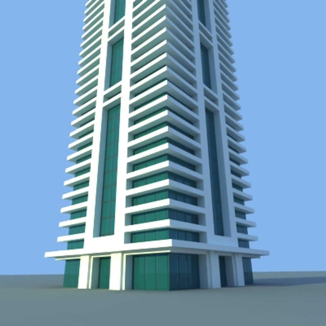 building skyscraper 3d model