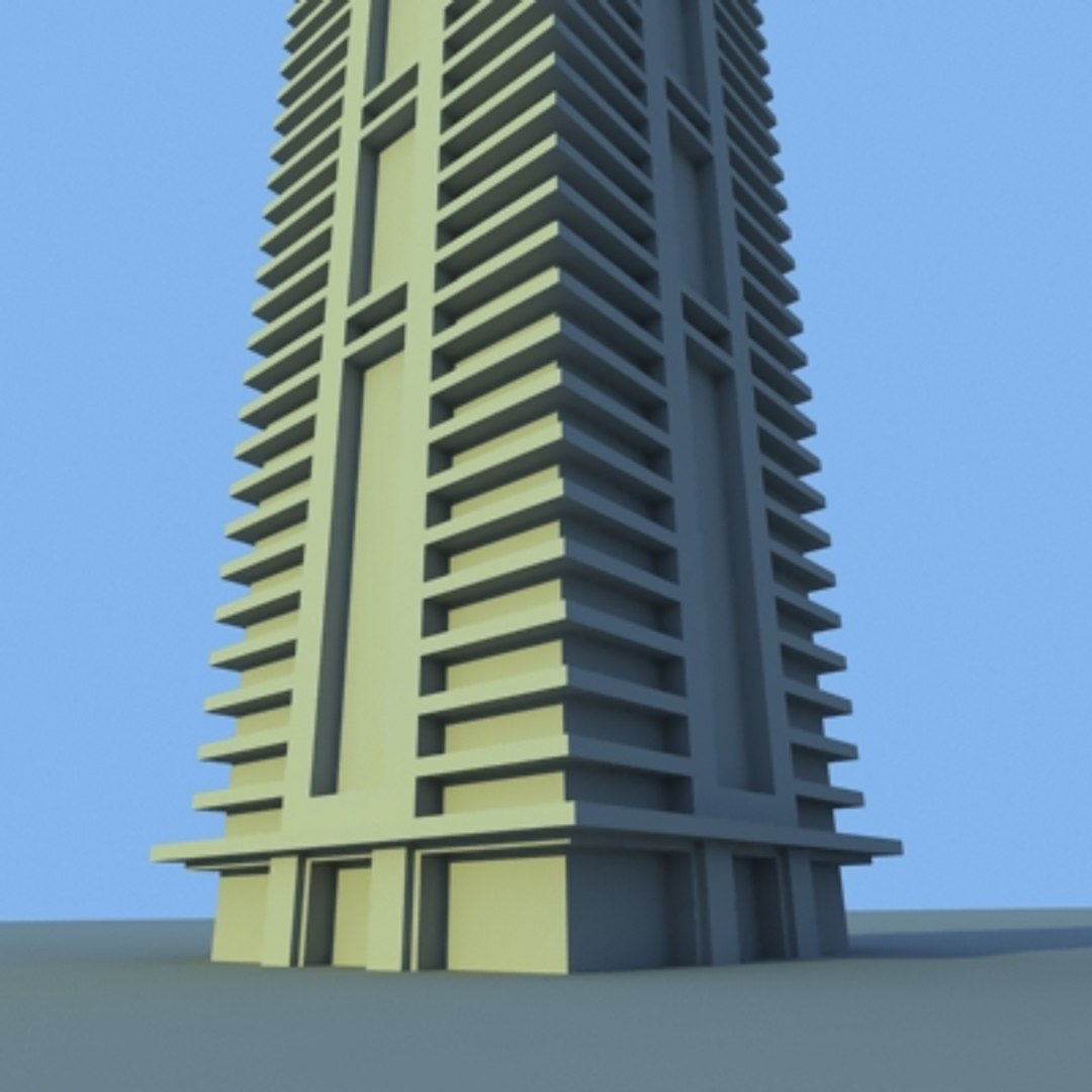 building skyscraper 3d model