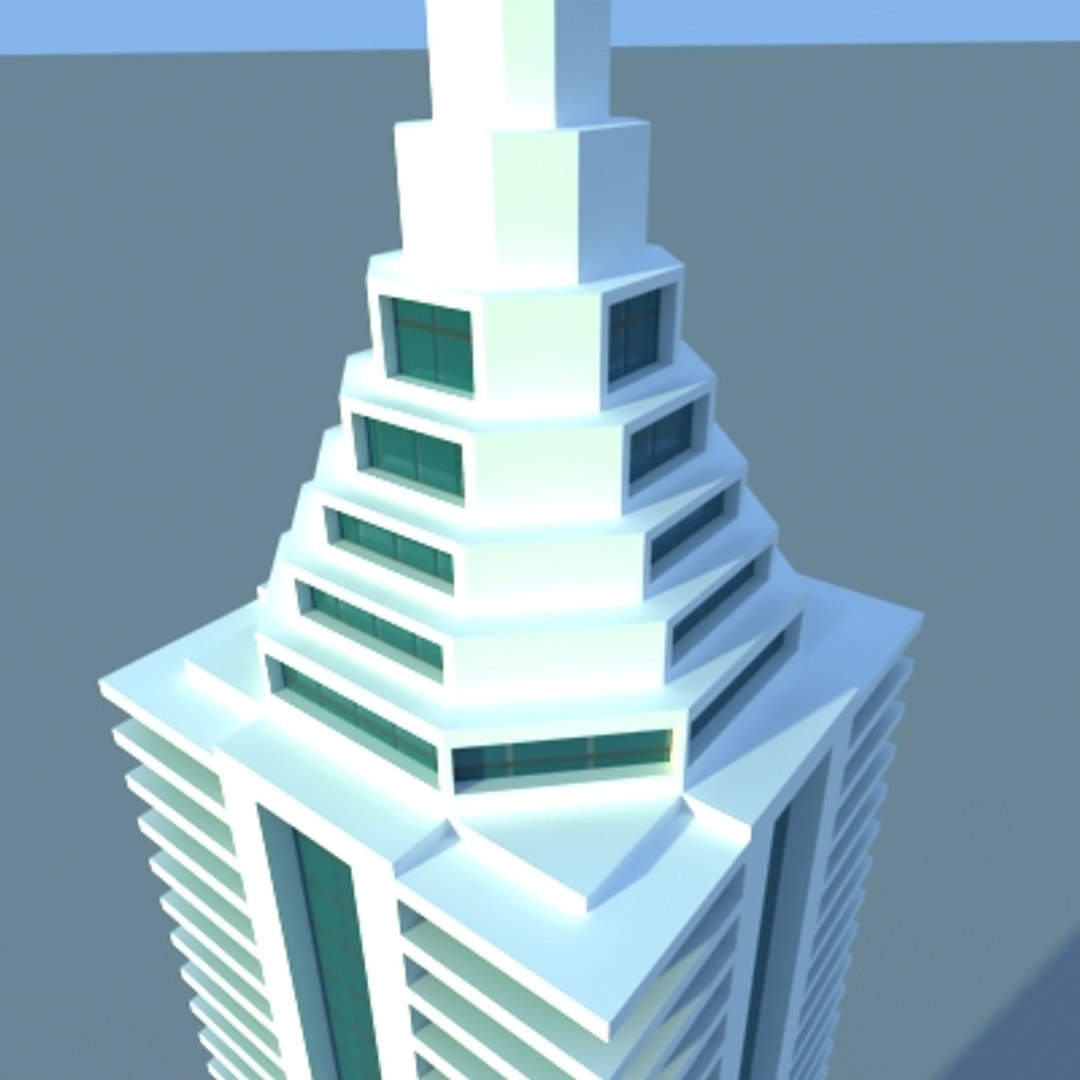 building skyscraper 3d model