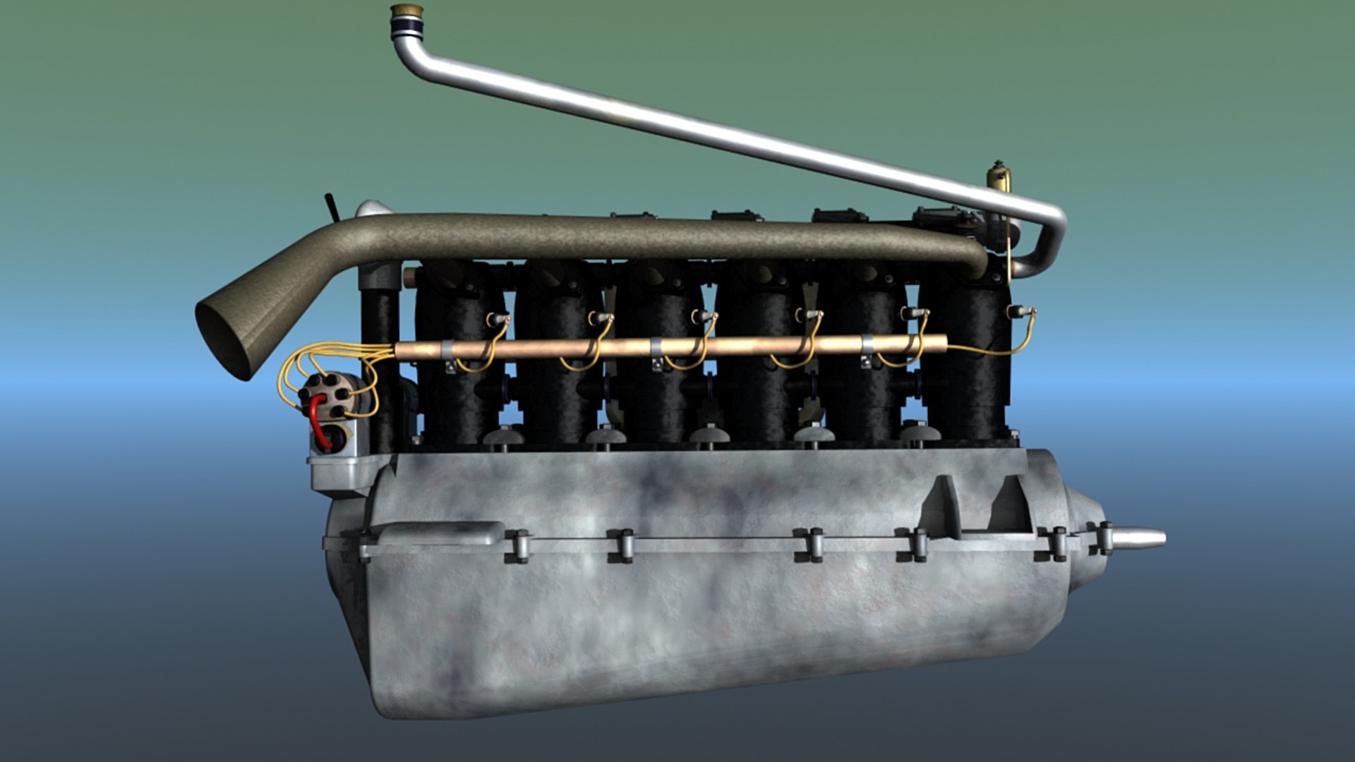 mercedes d engine ww1 lwo