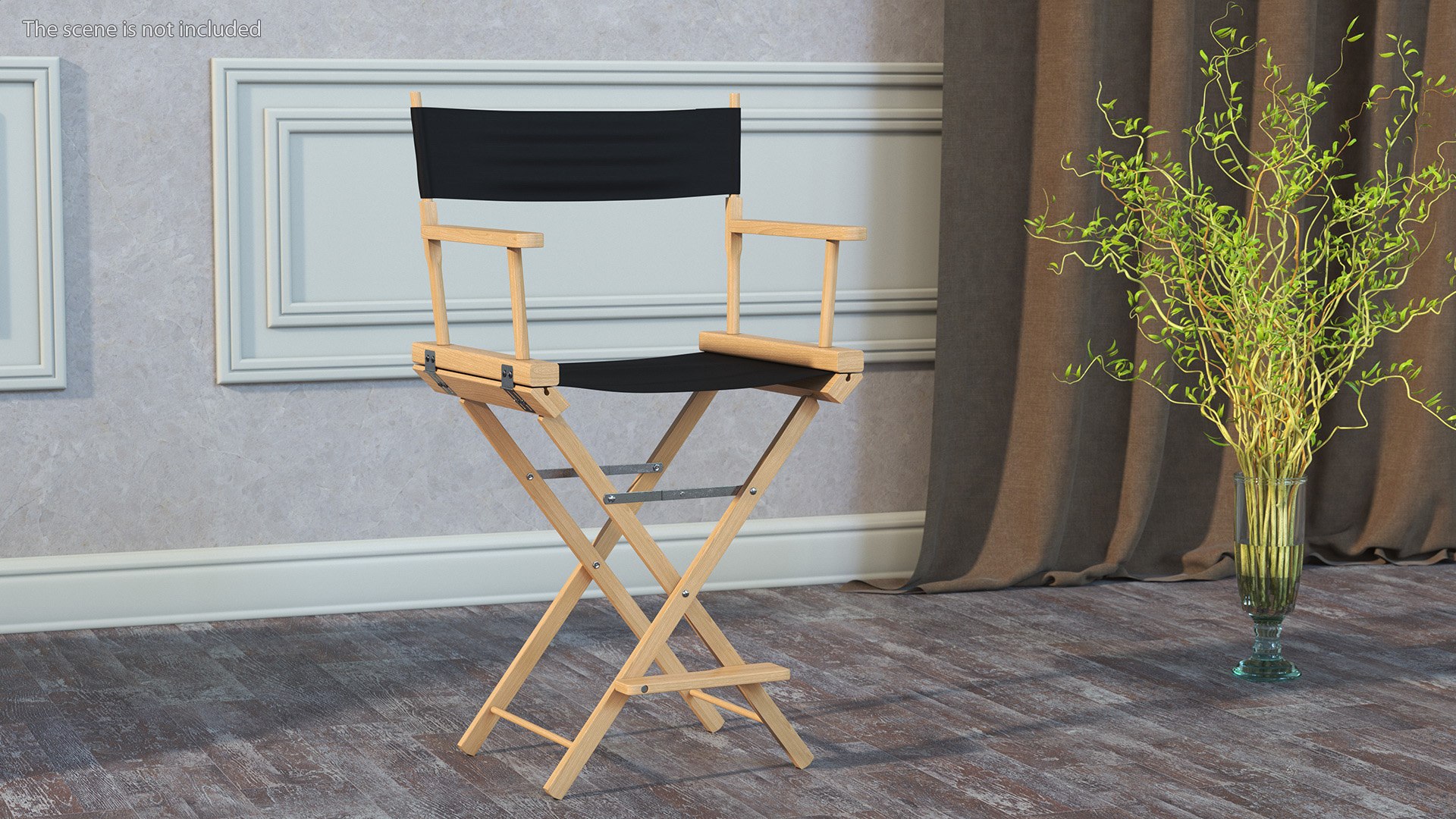 Directors Chair Wooden Classic 3D - TurboSquid 2214308
