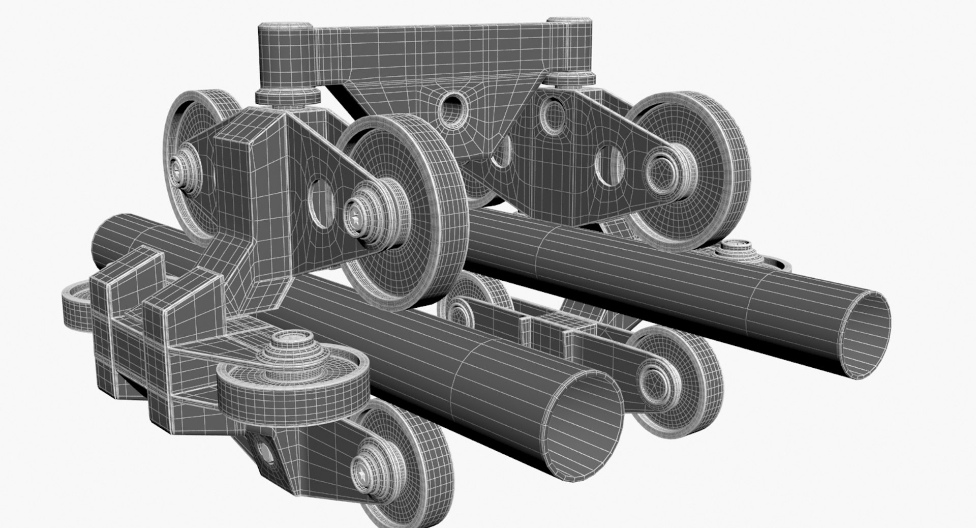3D Model Roller Coaster Wheel - TurboSquid 1344194