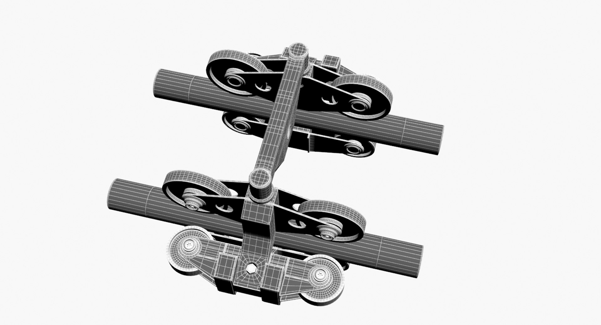 3D Model Roller Coaster Wheel - TurboSquid 1344194