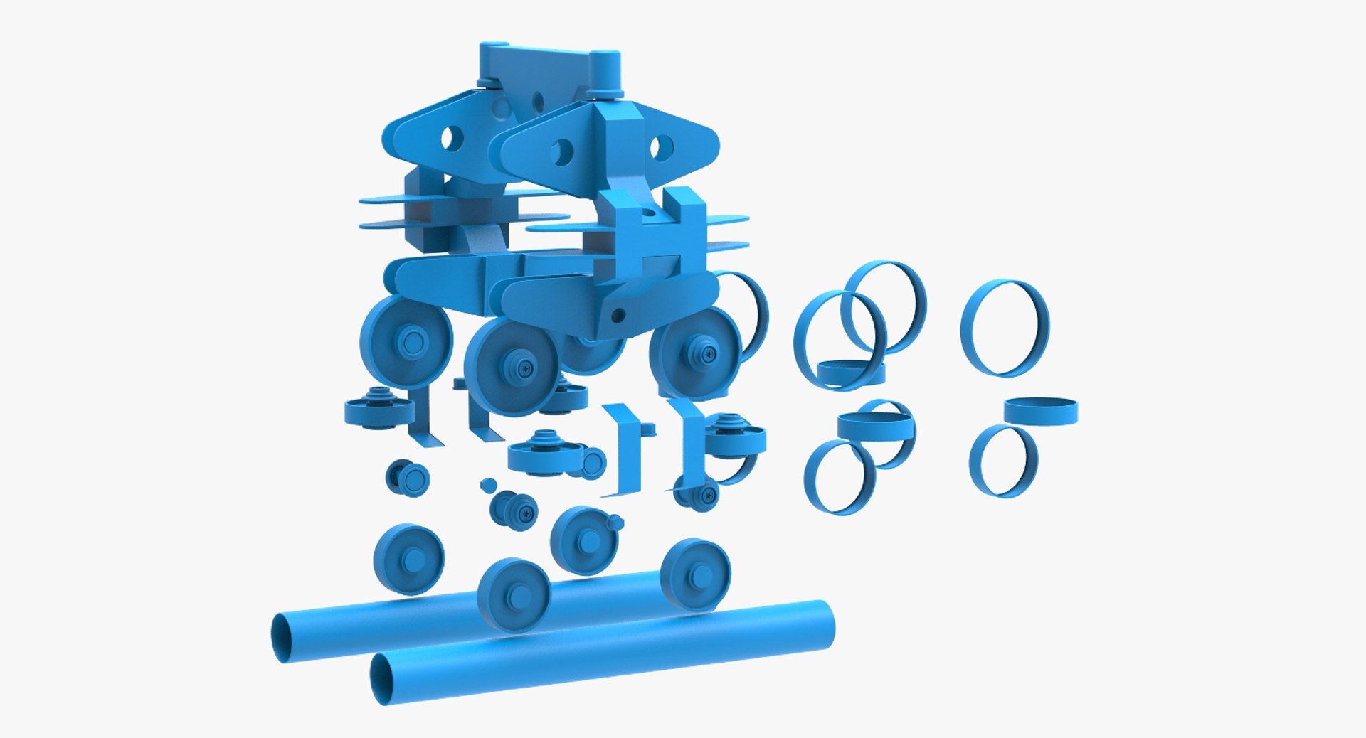 3D Model Roller Coaster Wheel - TurboSquid 1344194