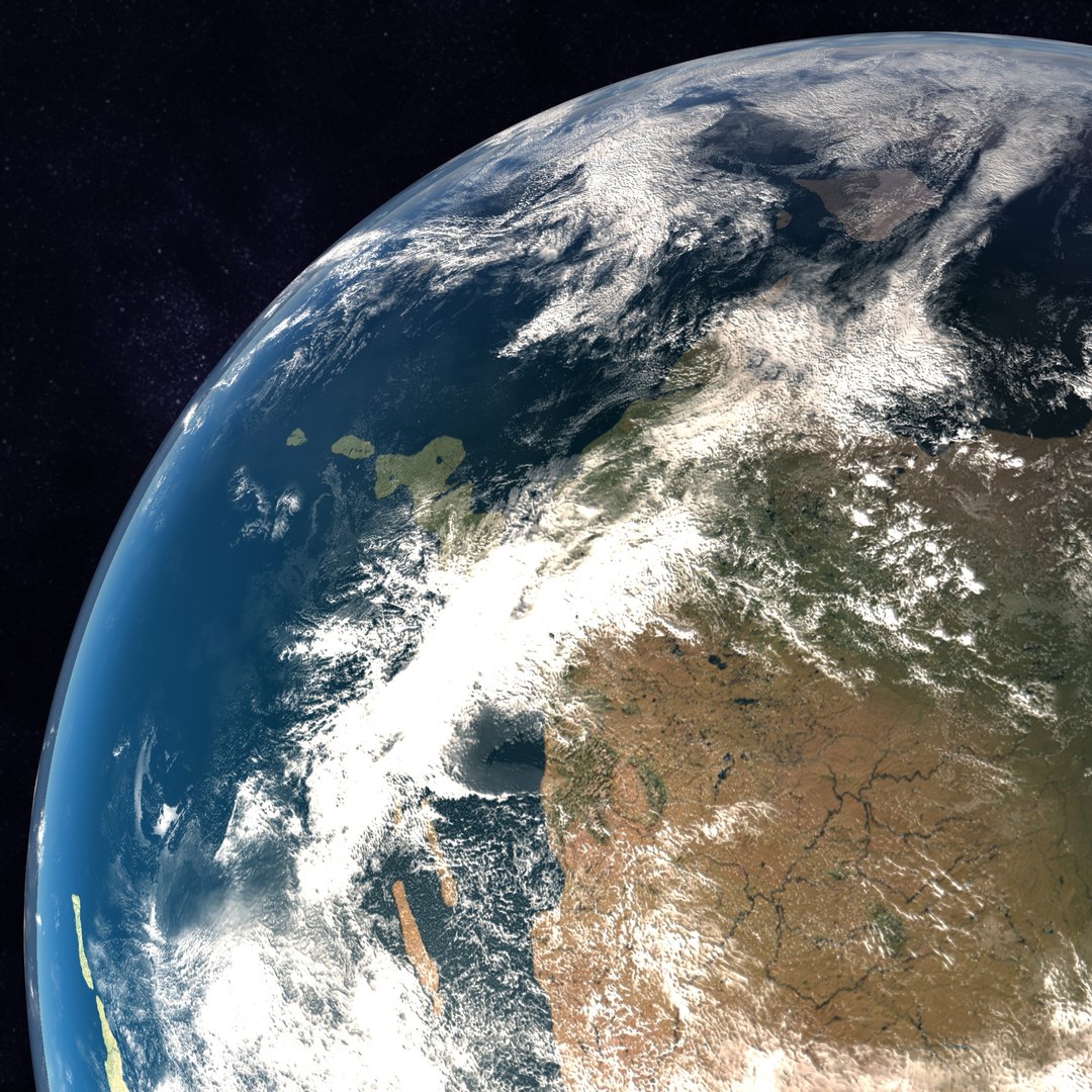 3d Model Jurassic Earth Early