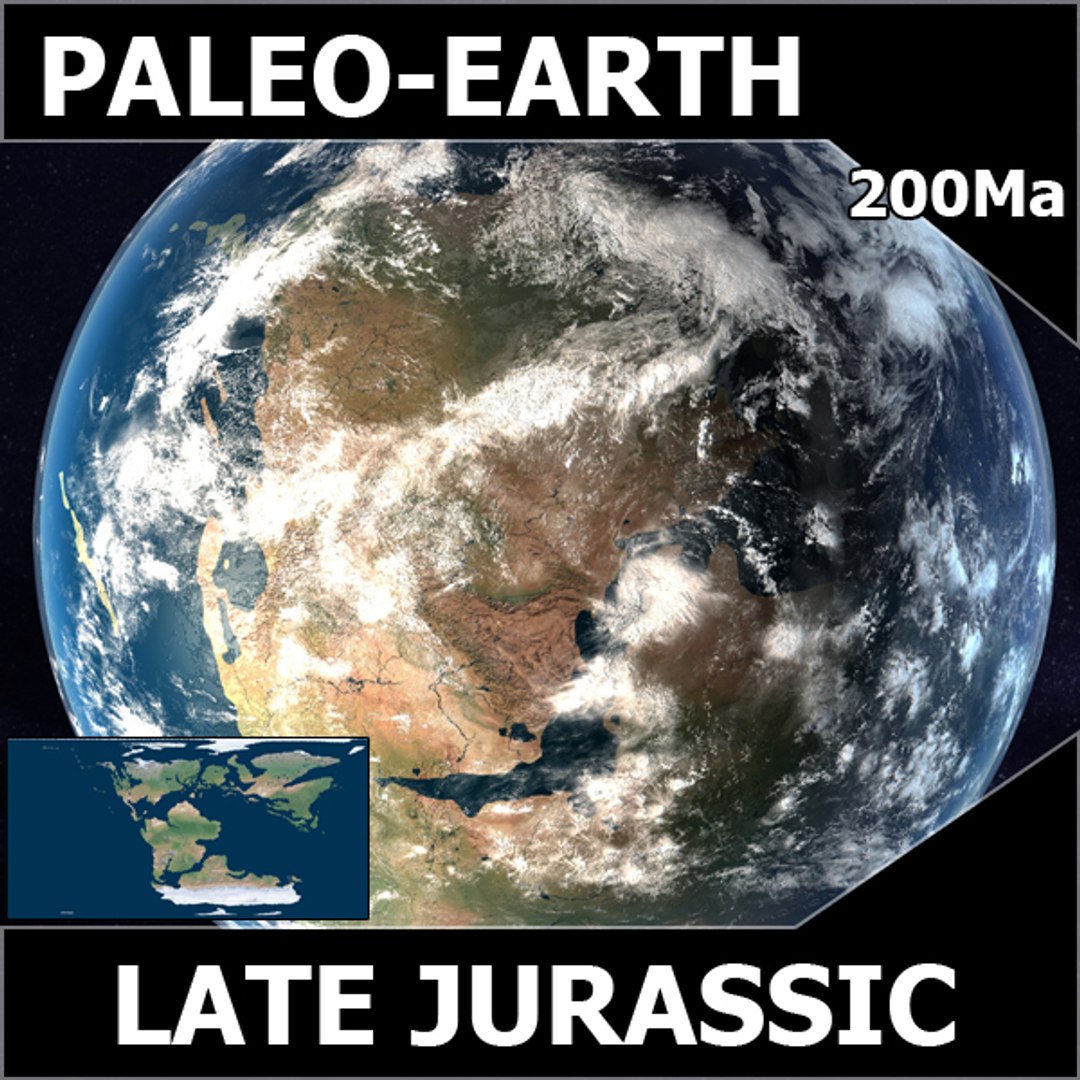 3d Model Jurassic Earth Early