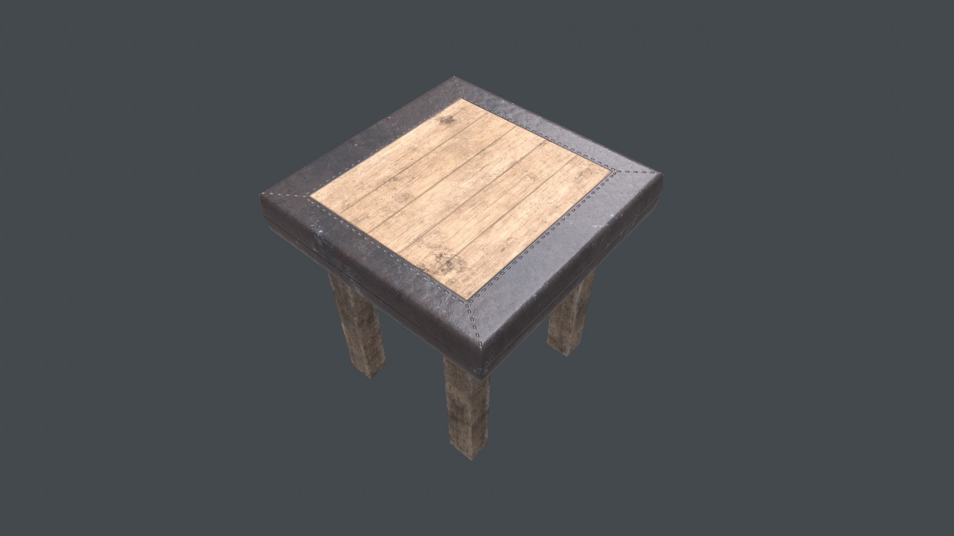 3D Small Wooden Table - Model - TurboSquid 1254771