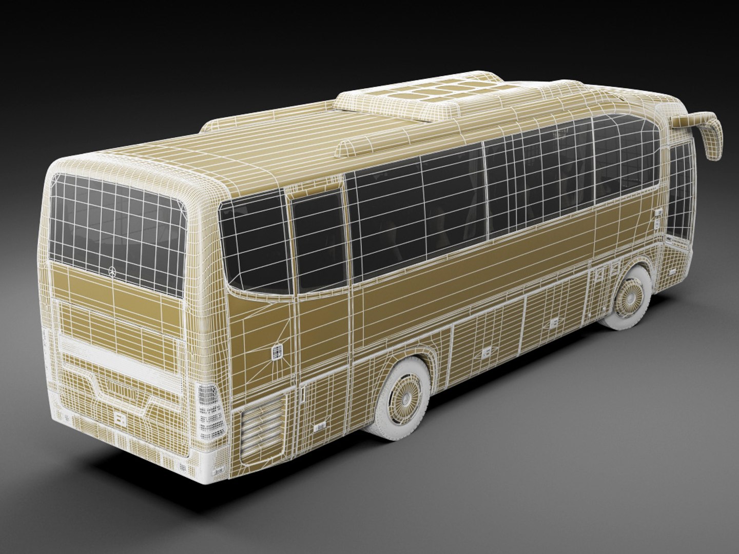 3d model mercedes tourino tour