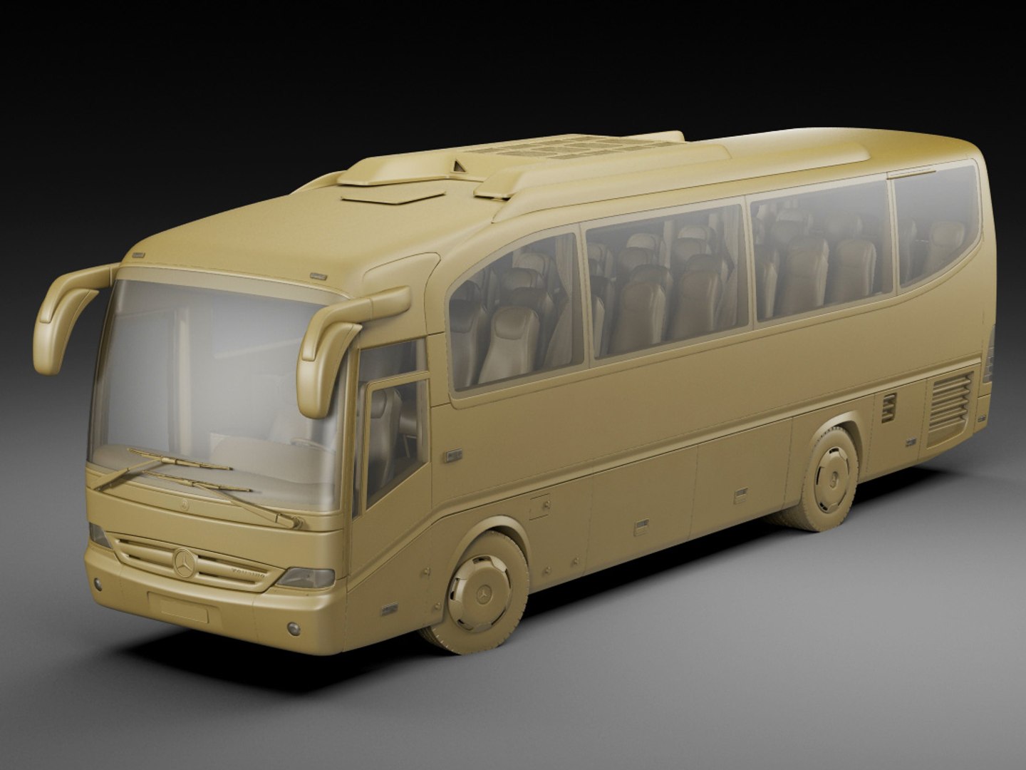 3d model mercedes tourino tour