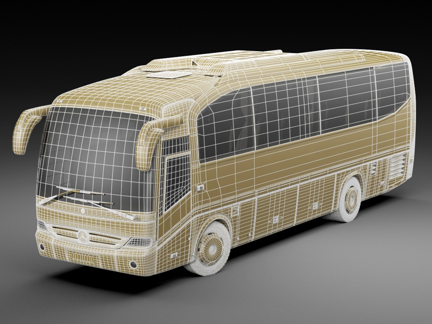 3d model mercedes tourino tour