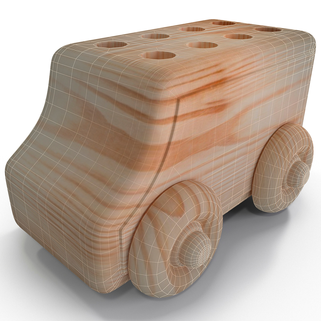 3d model crayon pencil car holder