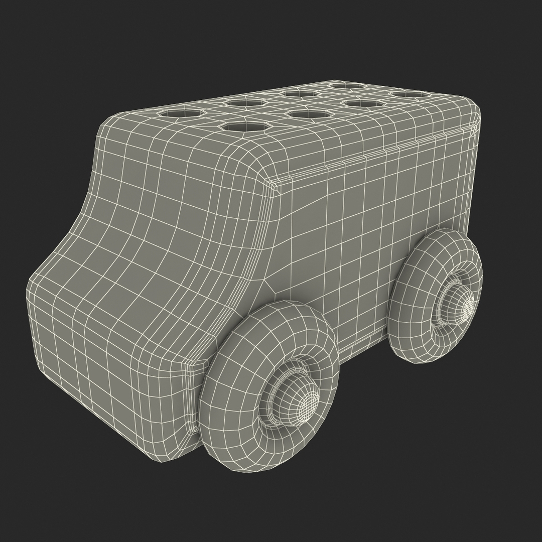 3d Model Crayon Pencil Car Holder