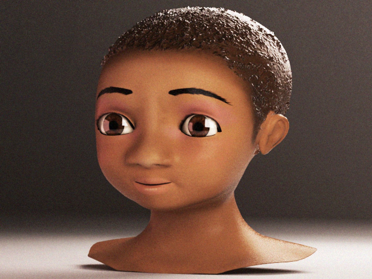 Black Cartoon Shapes 3D Model - TurboSquid 1224144