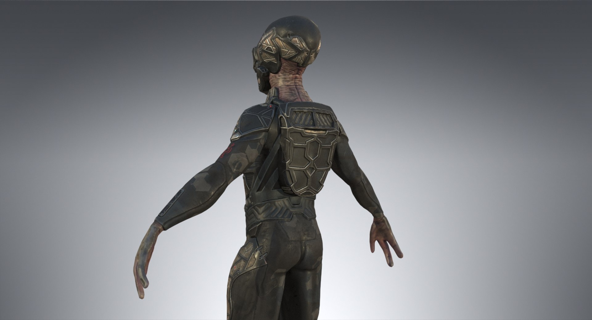 3D model sci-fi alien characters pbr - TurboSquid 1322369
