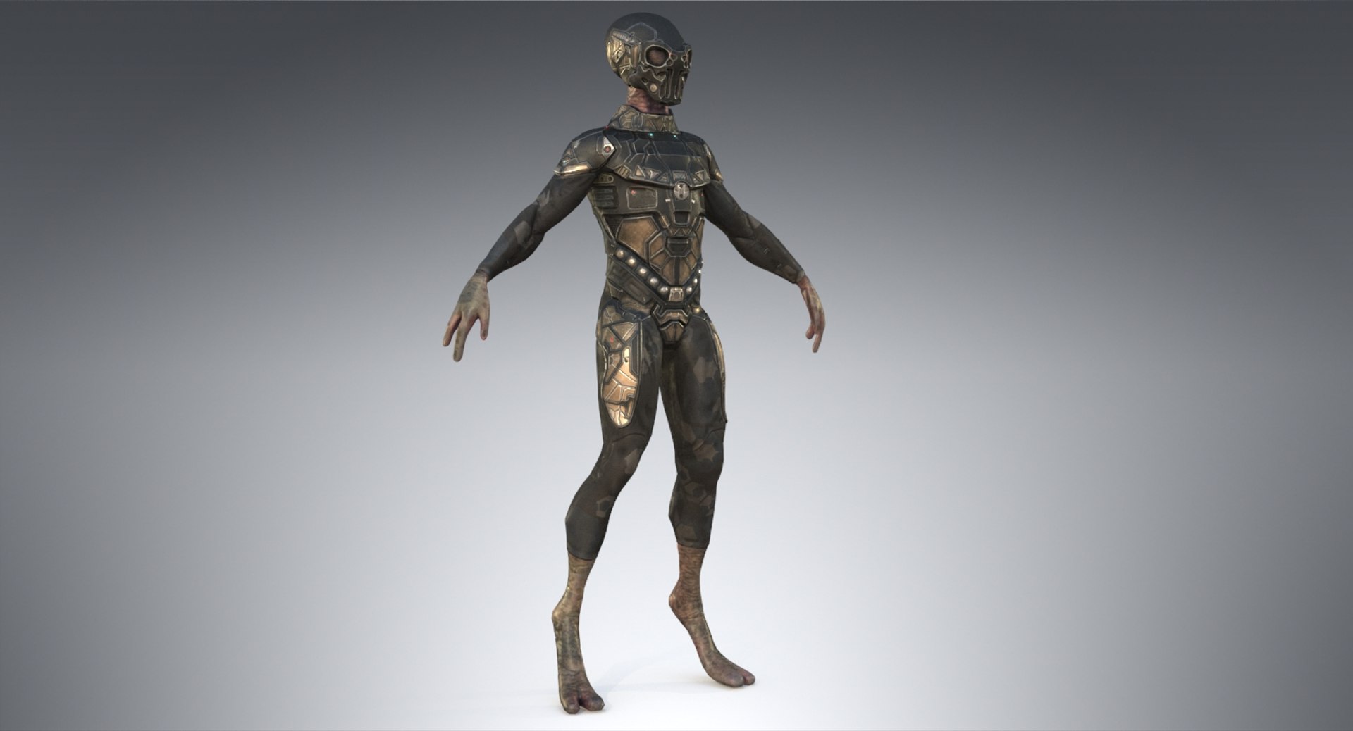 3D model sci-fi alien characters pbr - TurboSquid 1322369