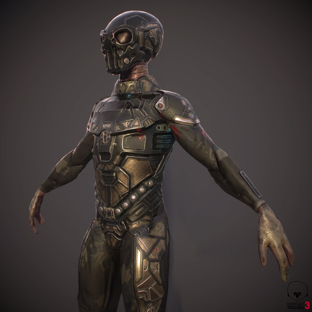 3D model sci-fi alien characters pbr - TurboSquid 1322369
