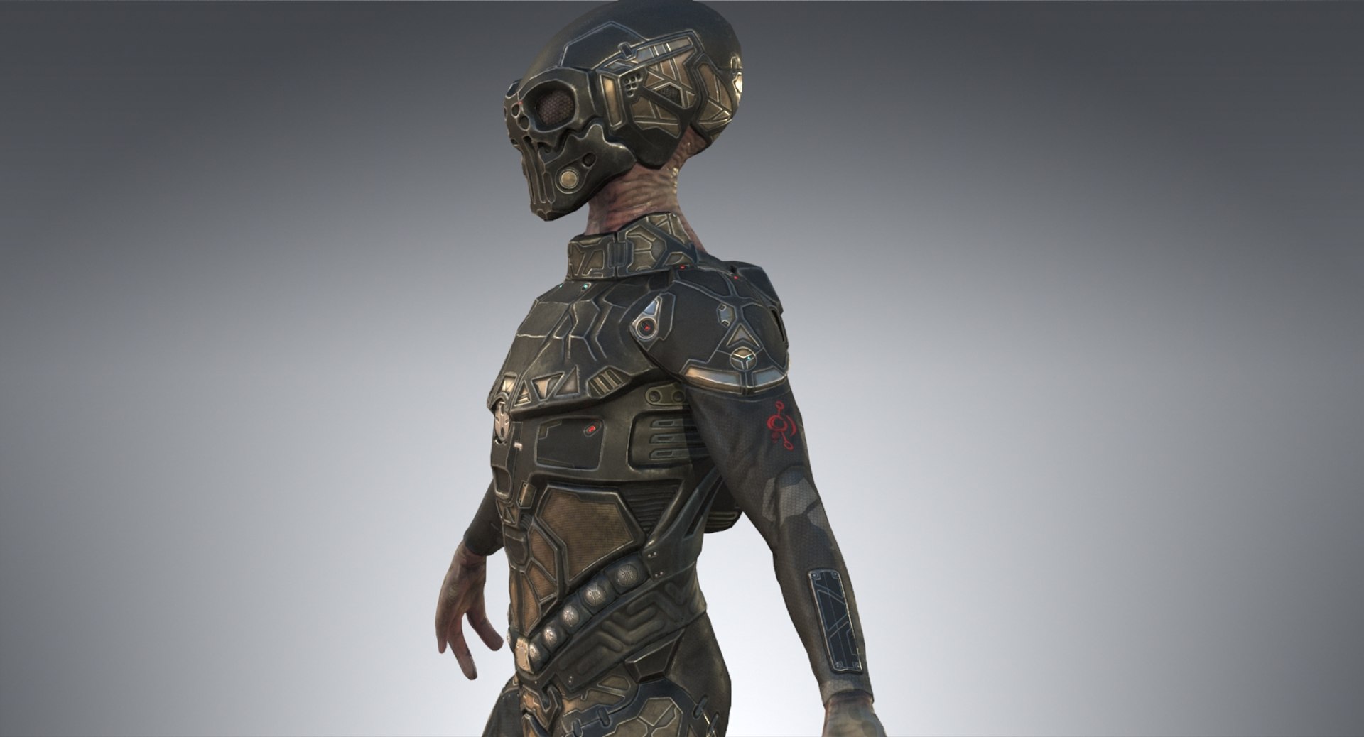 3D model sci-fi alien characters pbr - TurboSquid 1322369