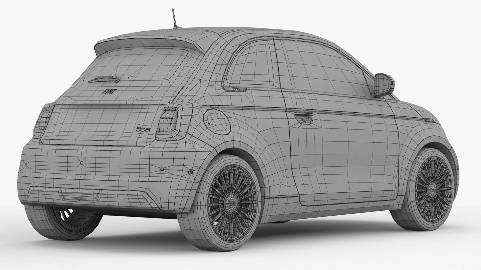 Fiat 500 2021 3D - TurboSquid 1786660