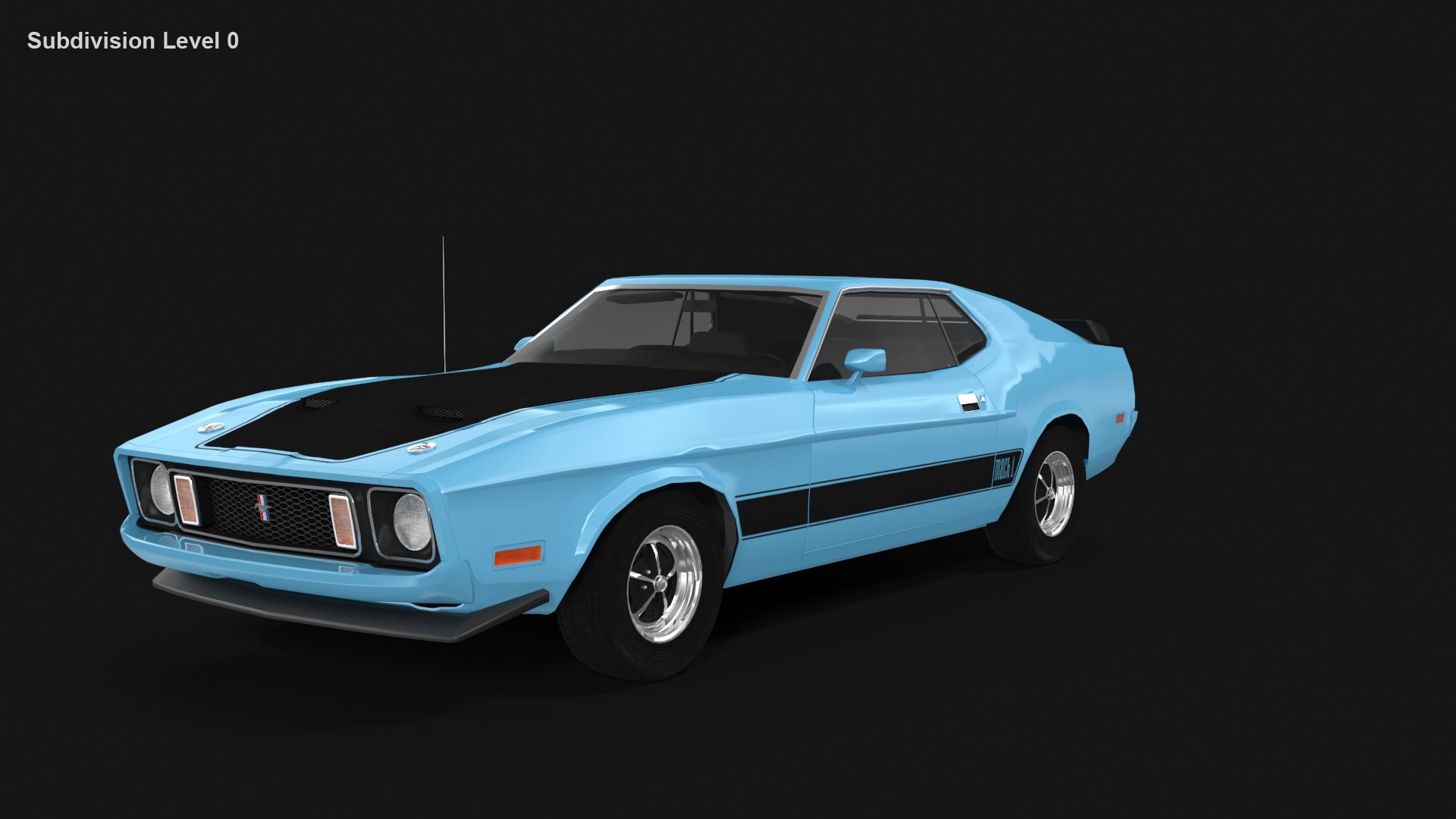 3D Mustang Mach 1 - TurboSquid 1690453