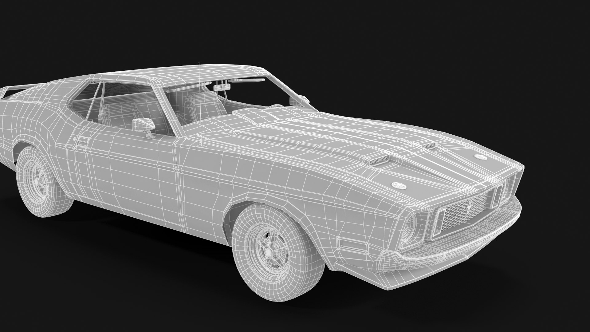 3D Mustang Mach 1 - TurboSquid 1690453