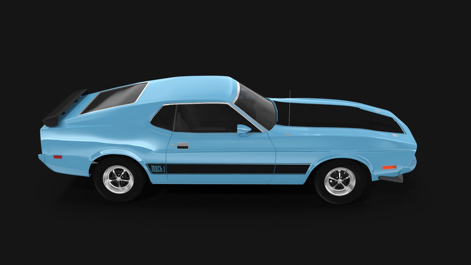 3D Mustang Mach 1 - TurboSquid 1690453