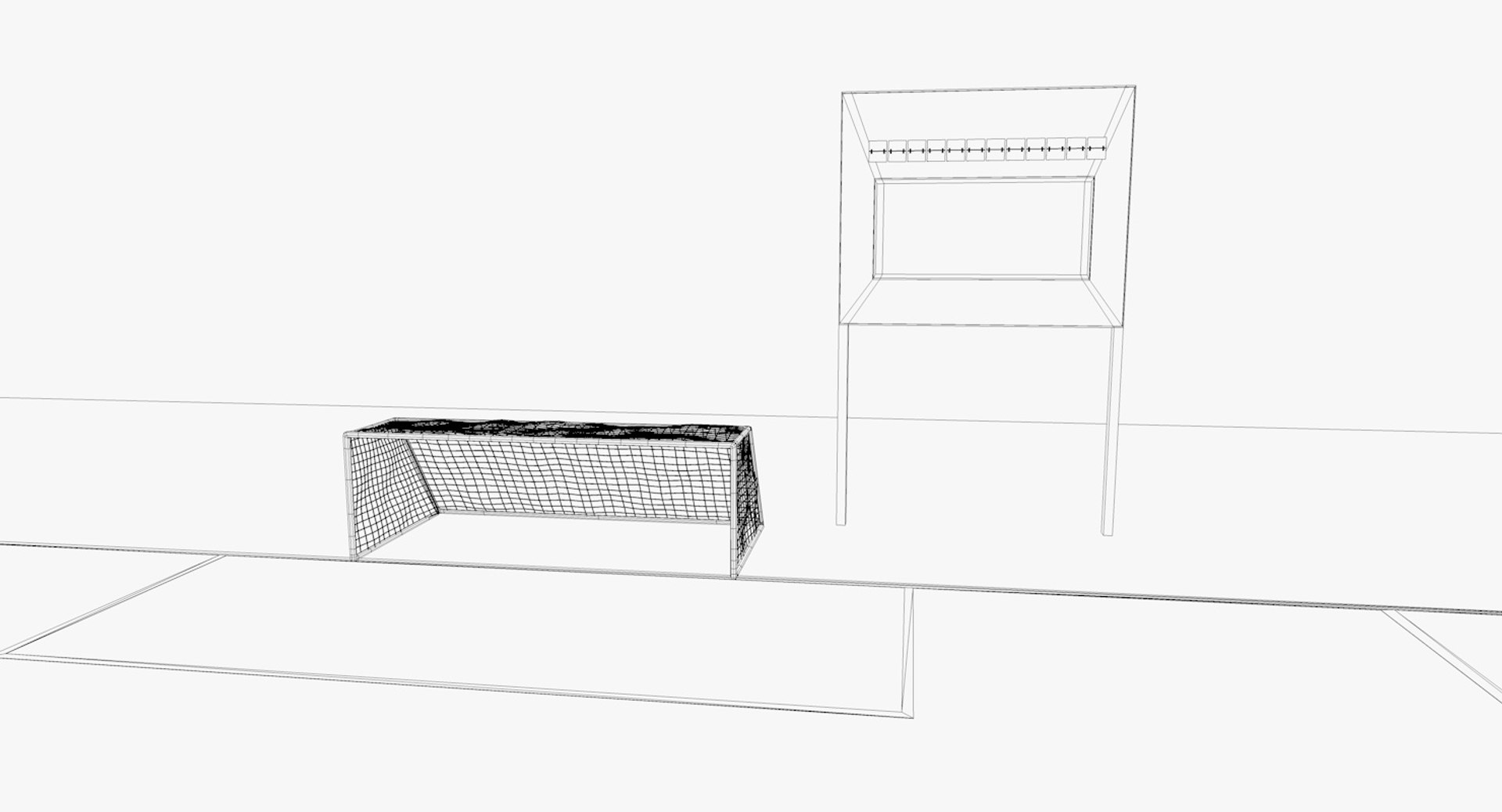 3D Model Soccer Field - TurboSquid 1265368