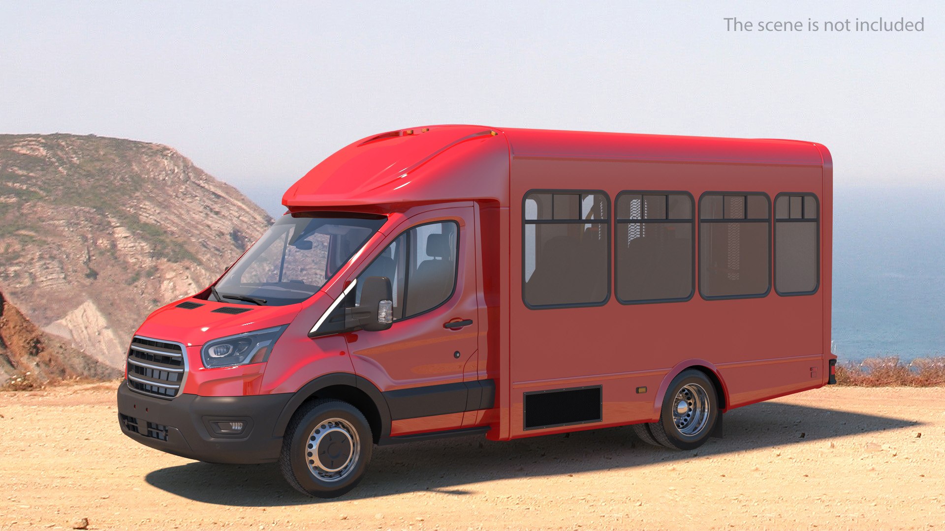 3D passenger shuttle bus rigged - TurboSquid 1577154