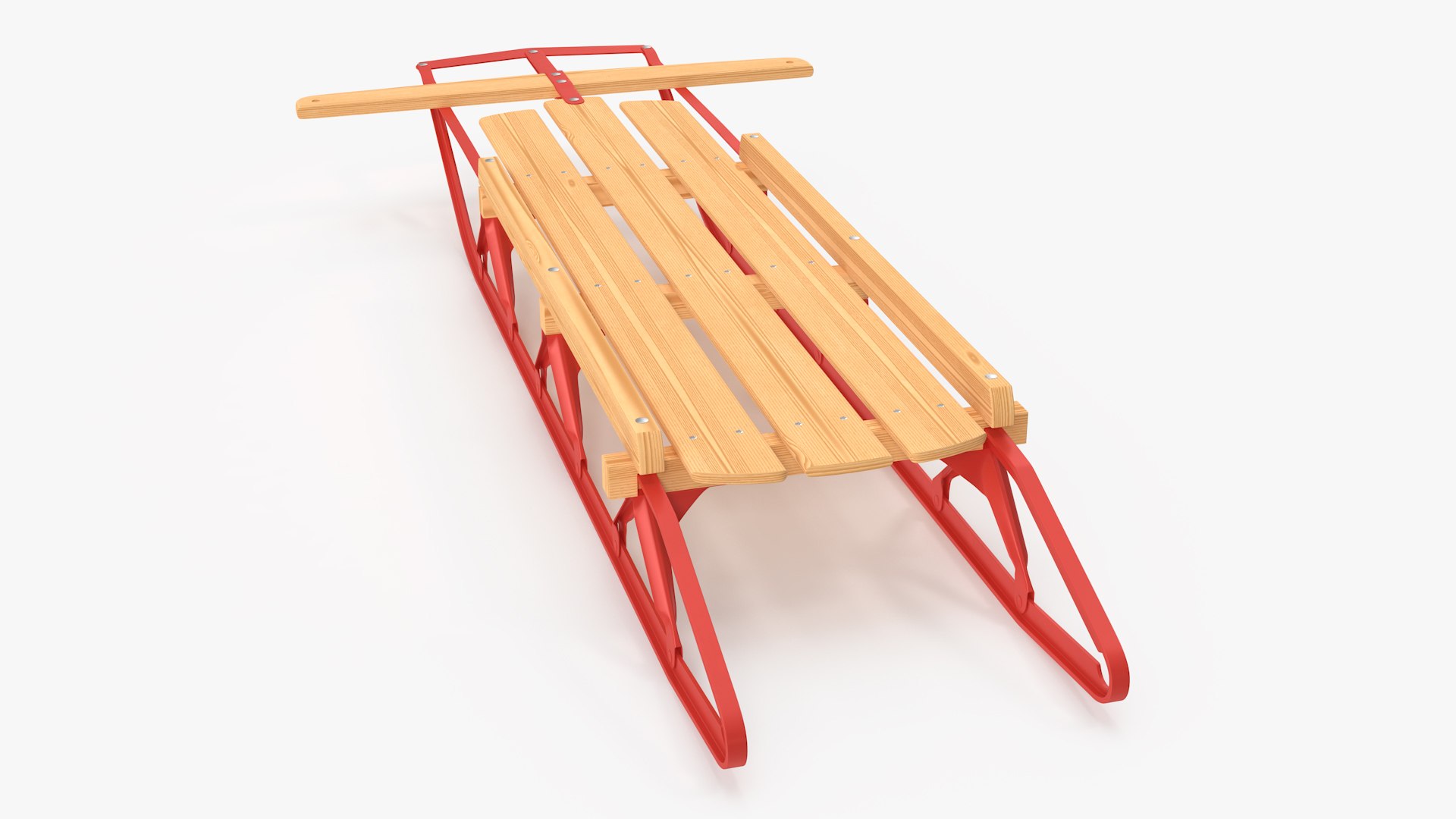 3D Wooden Snow Sleds Collection model - TurboSquid 2176874