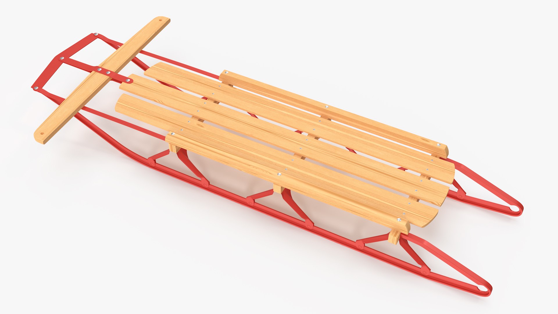 3D Wooden Snow Sleds Collection model - TurboSquid 2176874