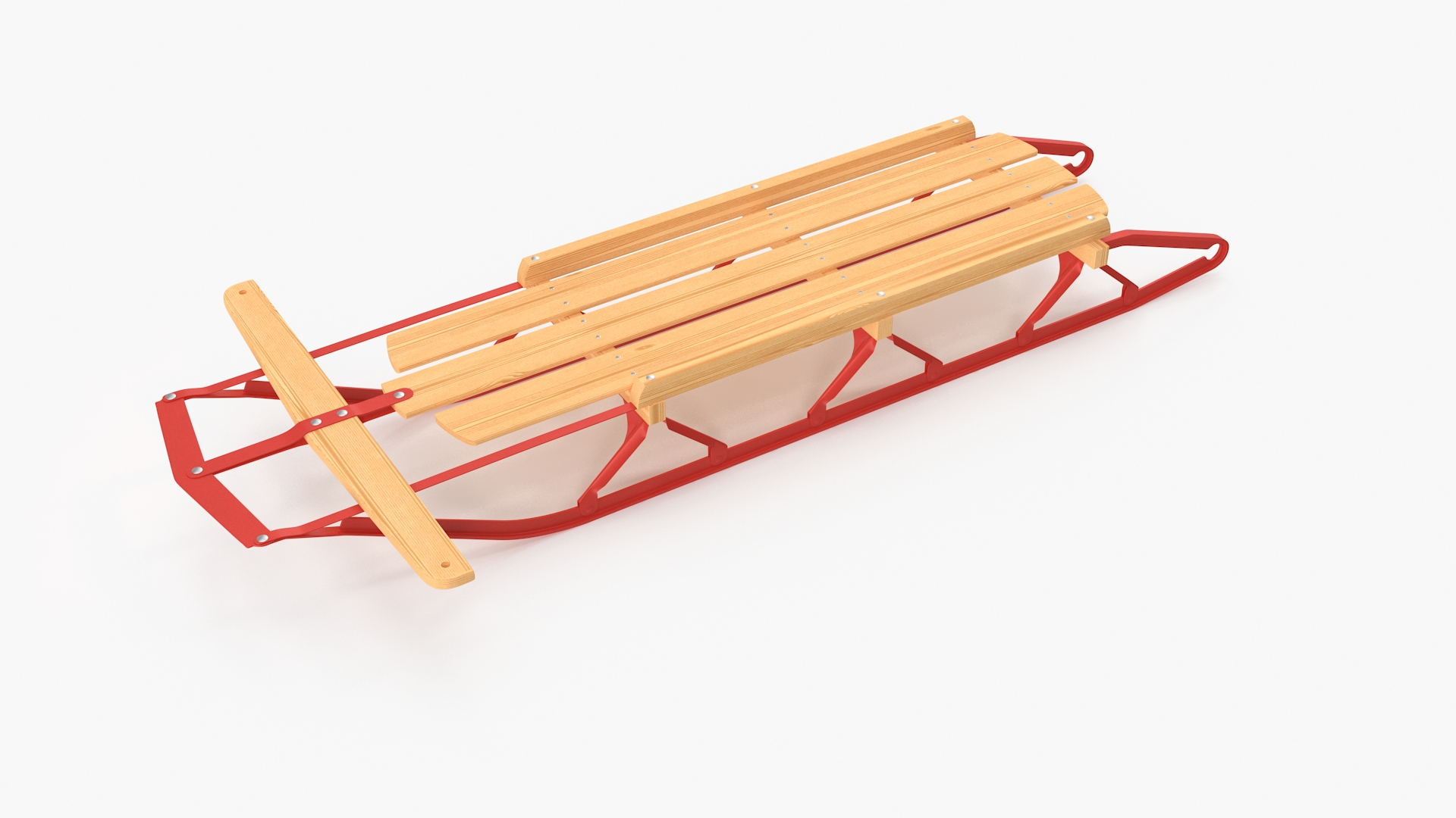 3D Wooden Snow Sleds Collection model - TurboSquid 2176874