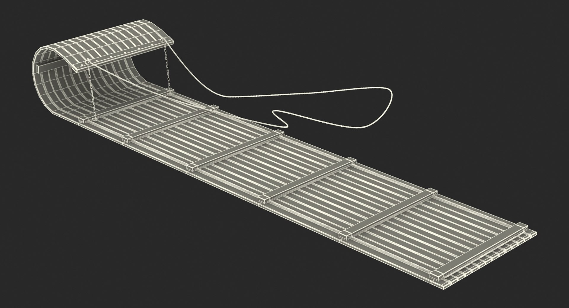 3D Wooden Snow Sleds Collection model - TurboSquid 2176874
