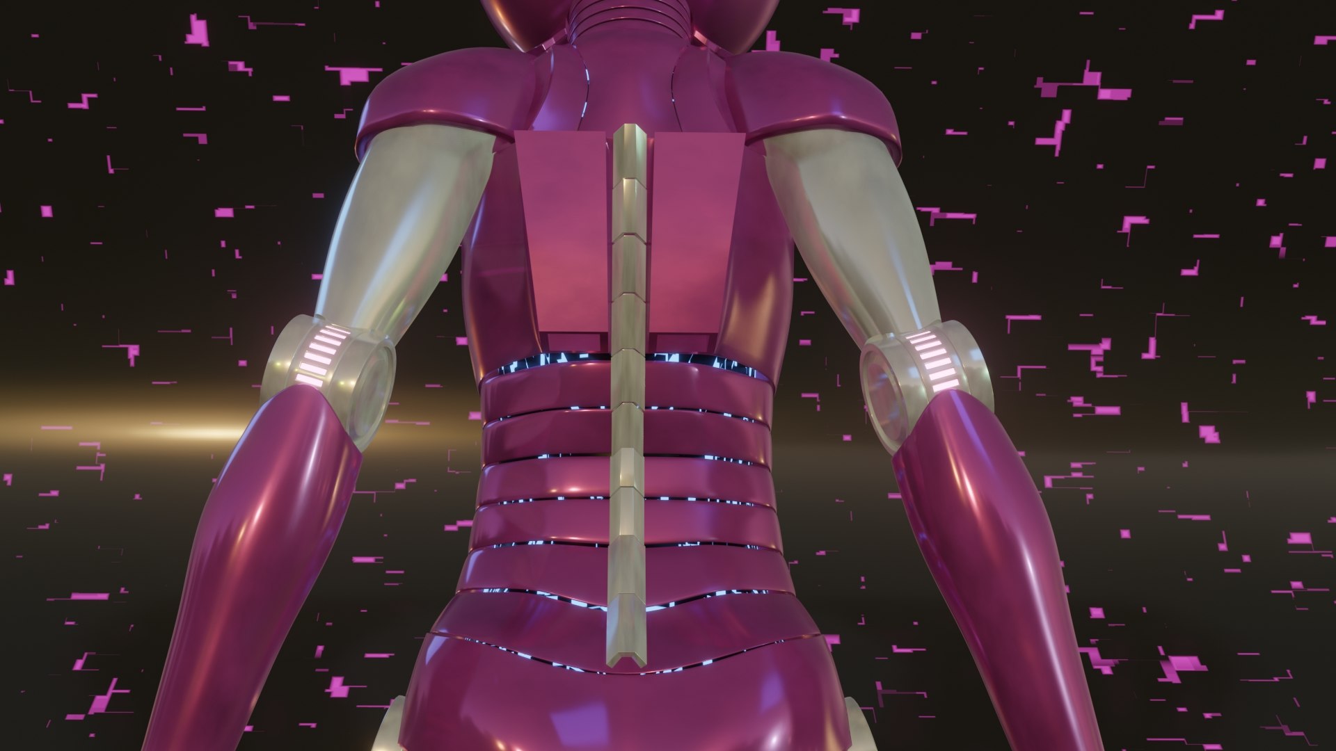 3D Model Female Bunny Robot Character - TurboSquid 2225002