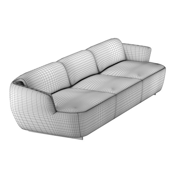 3D Fleur 3 Seater model - TurboSquid 1909641