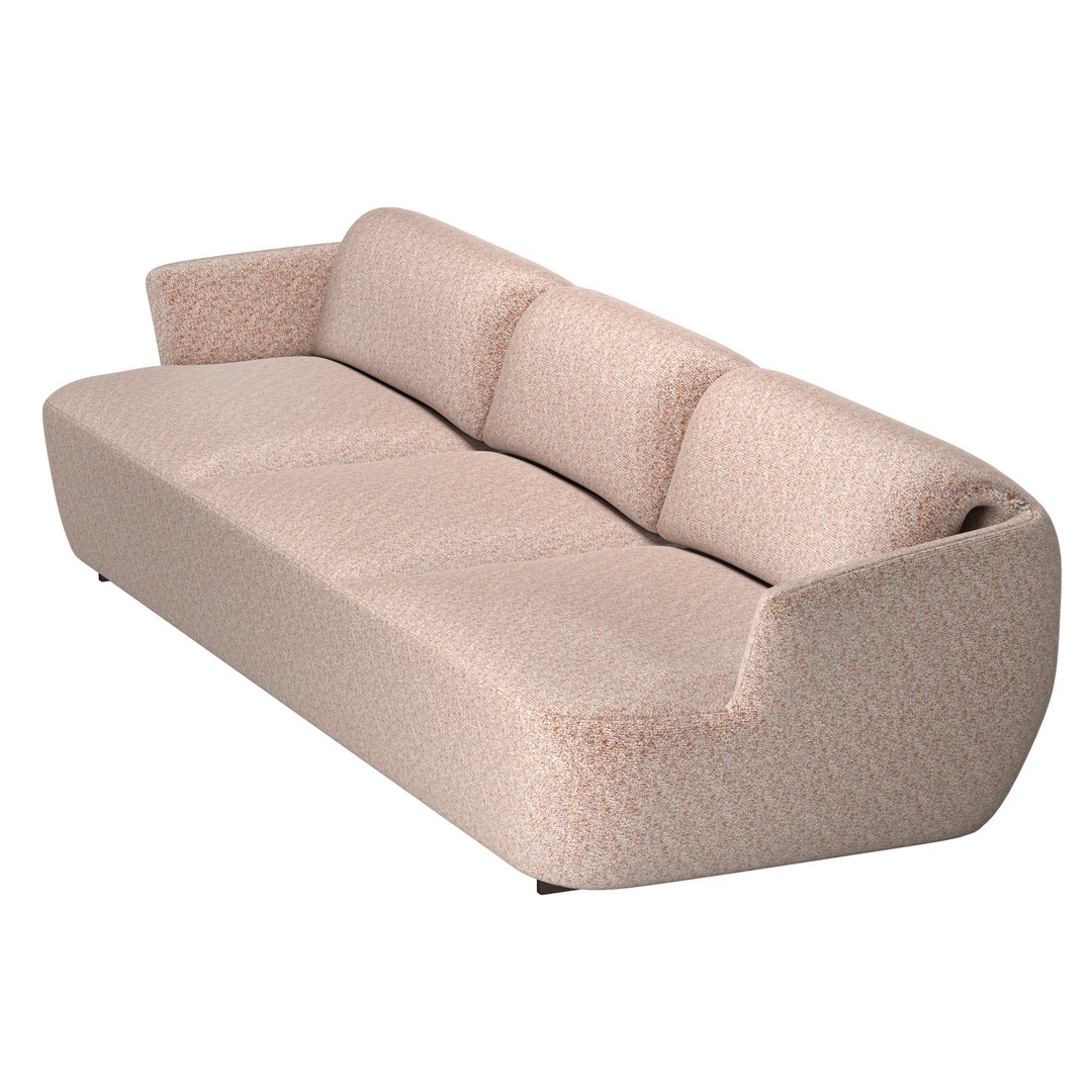 3D Fleur 3 Seater Model - TurboSquid 1909641