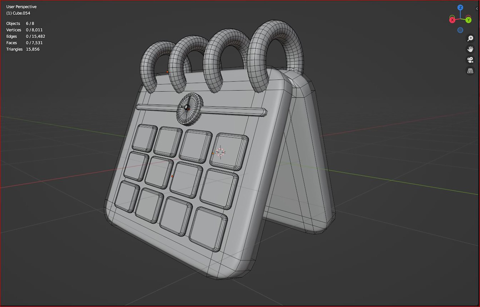 3d calendar 3D model - TurboSquid 2013912