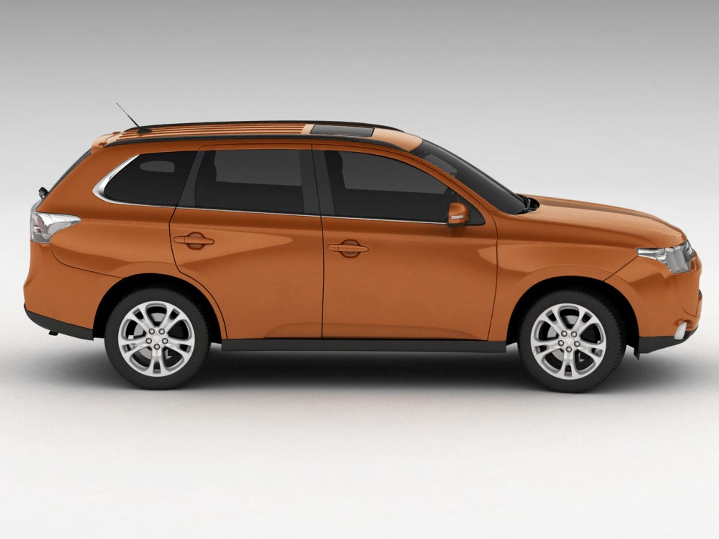 3d Model Mitsubishi Outlander 2013
