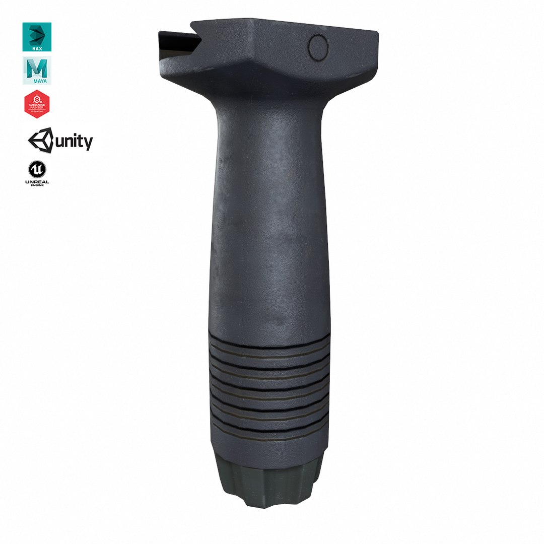 Vertical Foregrip Model - TurboSquid 1398773