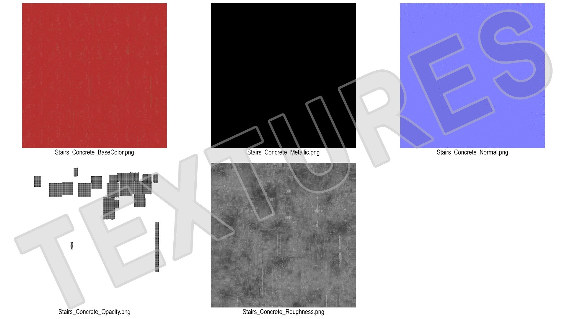 Modular Fire Escape Red 3D Model - TurboSquid 2276076